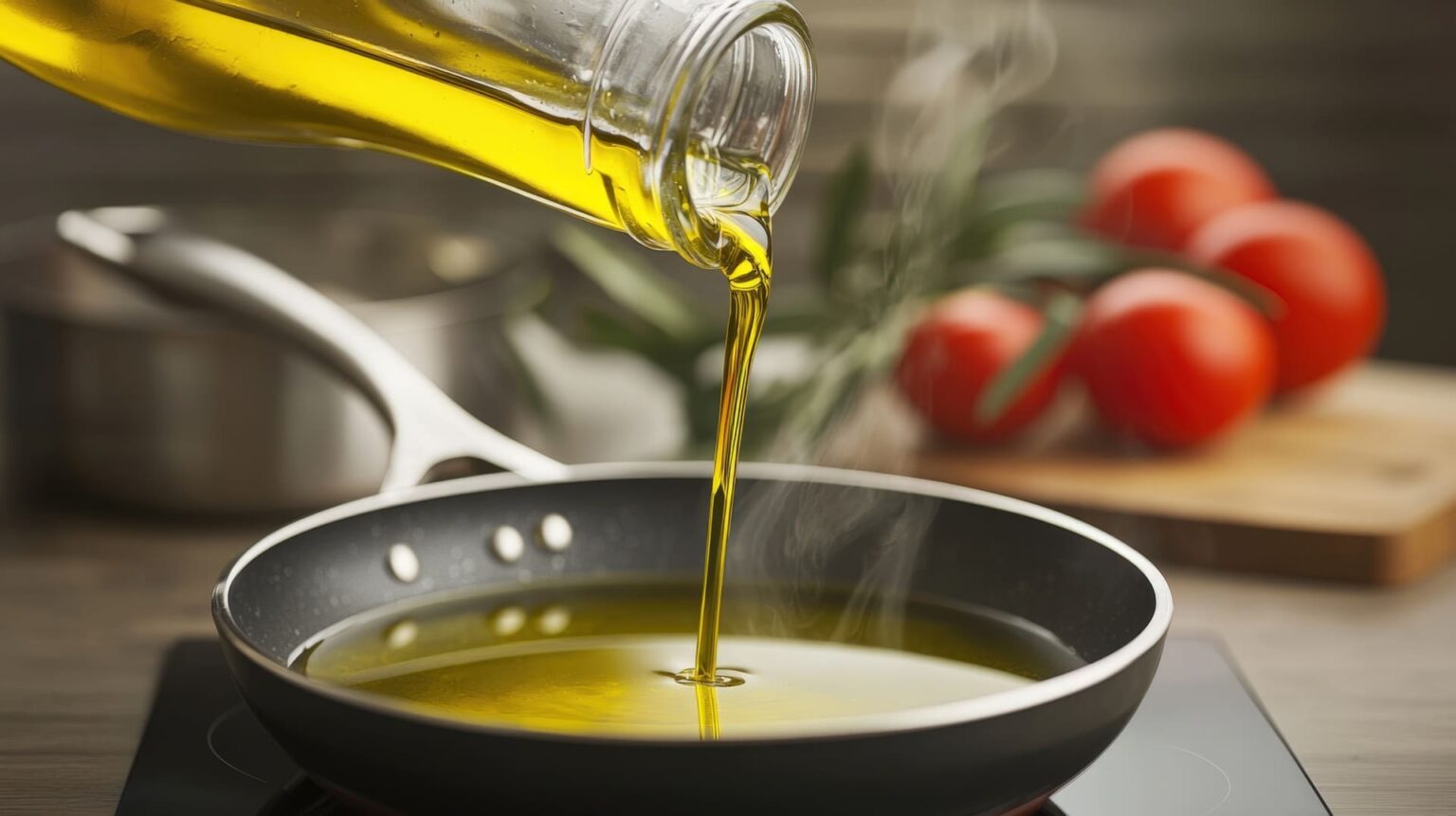 ¿Se puede freír con aceite de oliva? - La Almazara